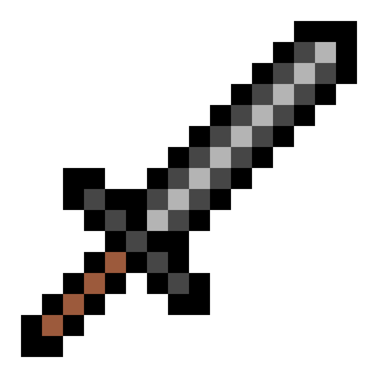 Pixilart - Netherite Minecraft Sword by Jorge80