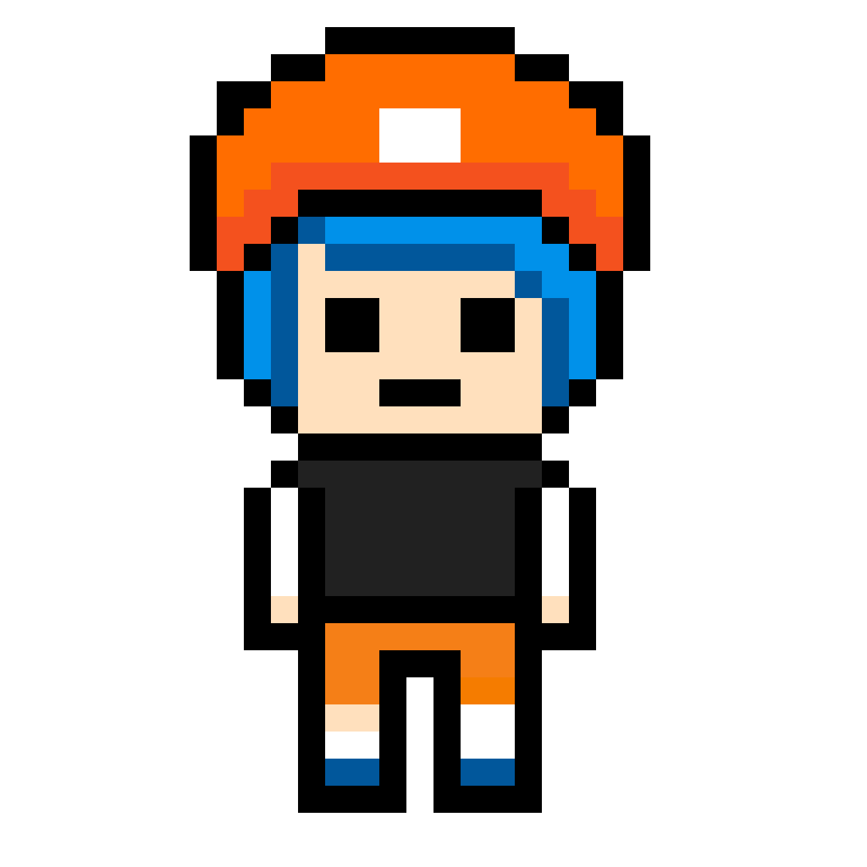 Pixilart - Corey Riffin Danganronpa Pixel Sprite by Dangan-fox