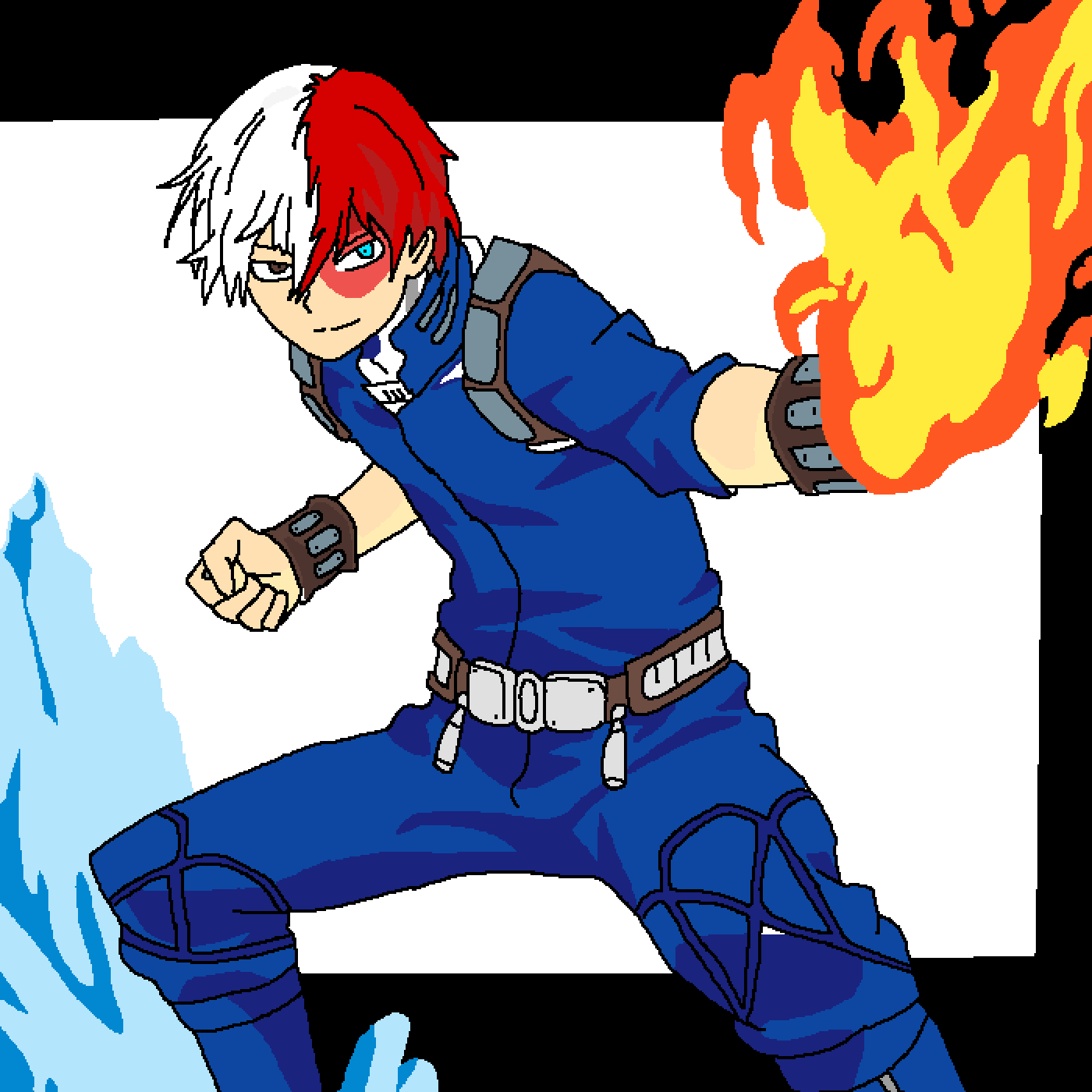 Pixilart - Shoto Todoroki by cash-nasty