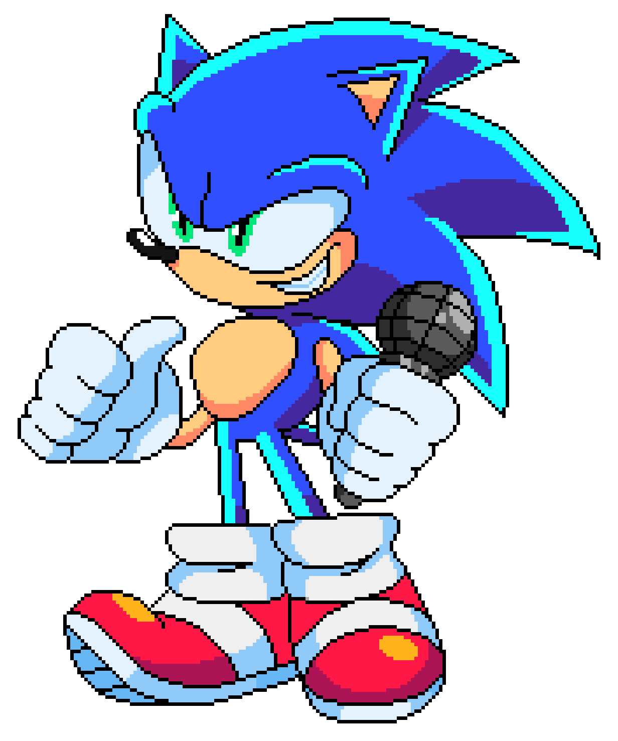 Pixilart - Sonic FNF Rhythm Rush(My Style) by SonicT-Hedgehog