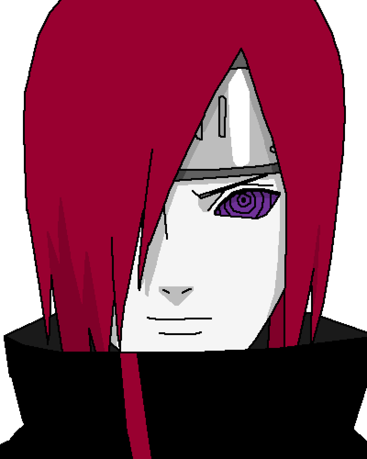 Nagato Uzumaki Drawing Why Was Nagato's Hair White When He Died?