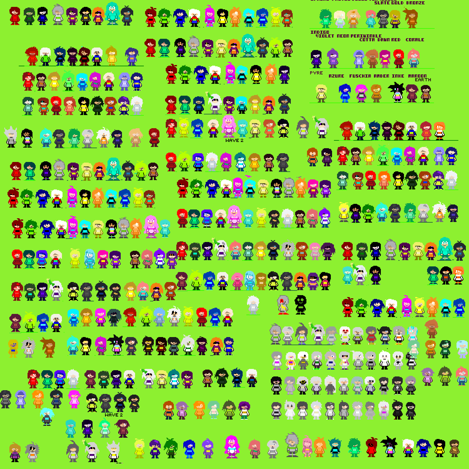 Pixilart - The Isle of (playable and )Scrapped Characters by Cosmogos