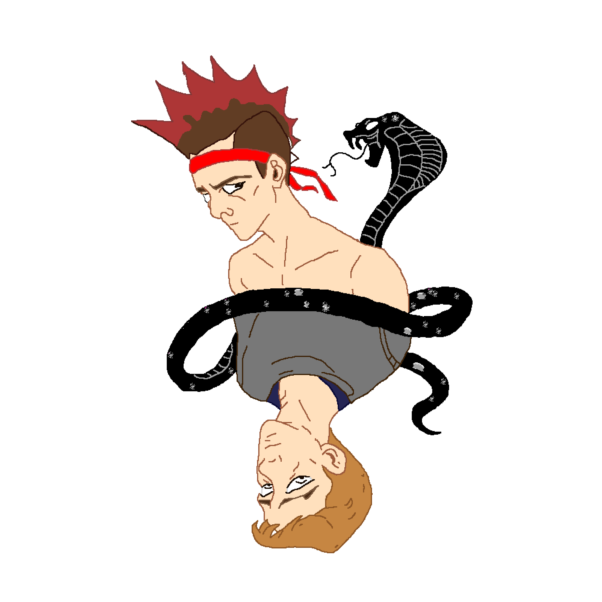 Pixilart - Hawk (Cobra Kai) by Icecream45123