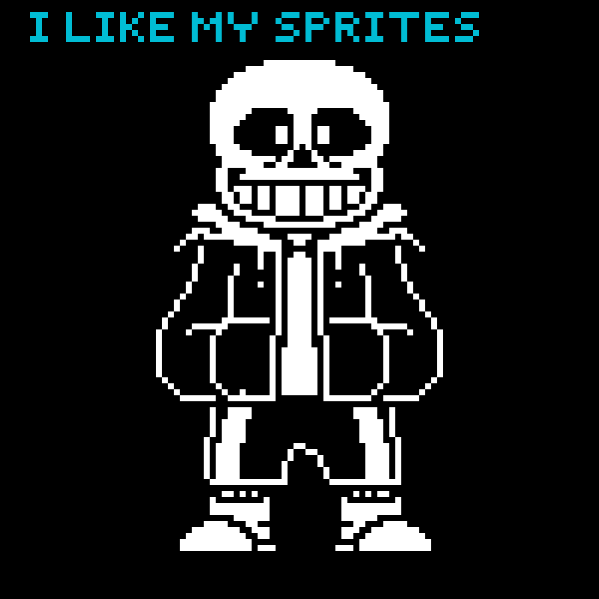 Pixilart - sans glow up by pop1012