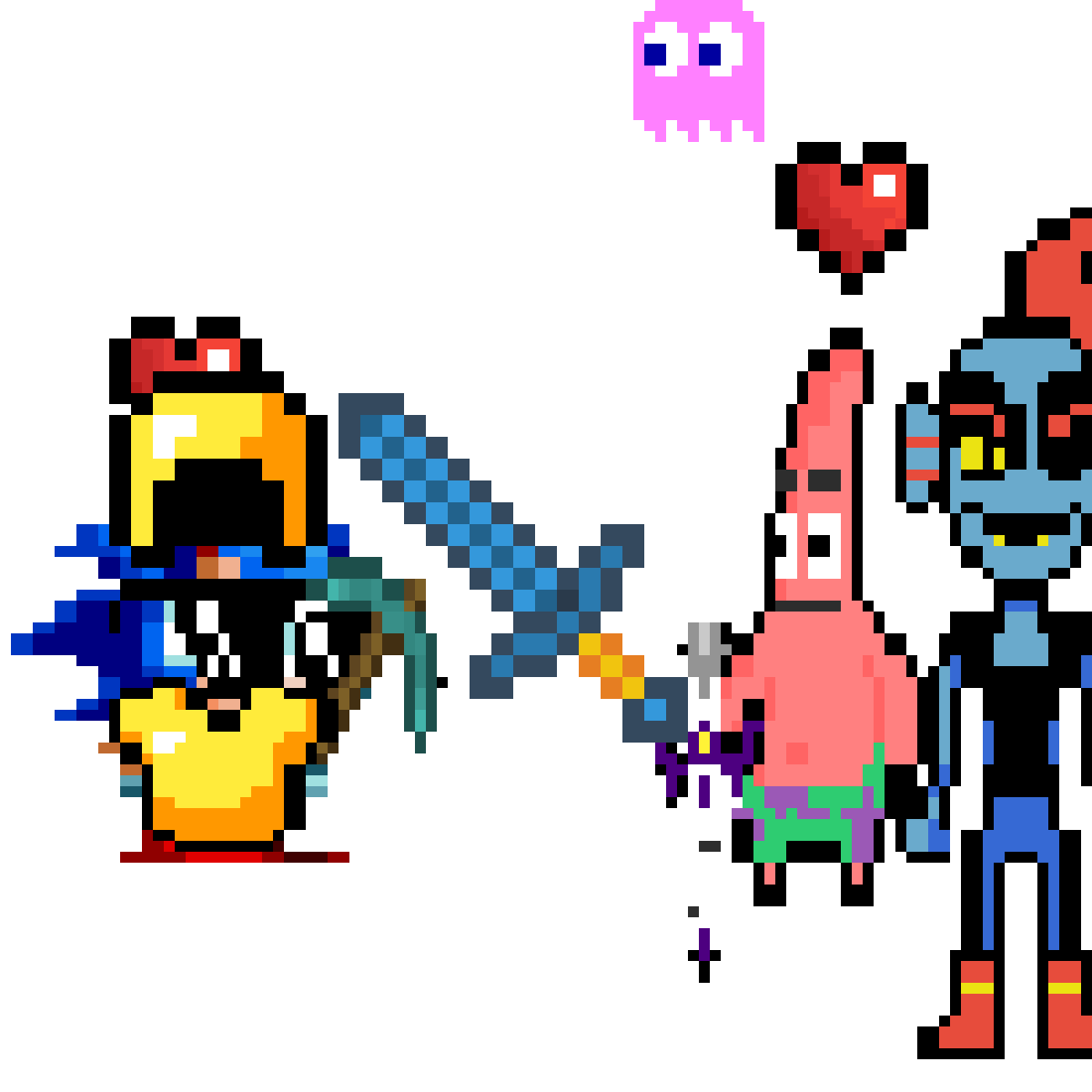 Four big guys90 s Gallery Pixilart Four big guys90 s Gallery Pixilart