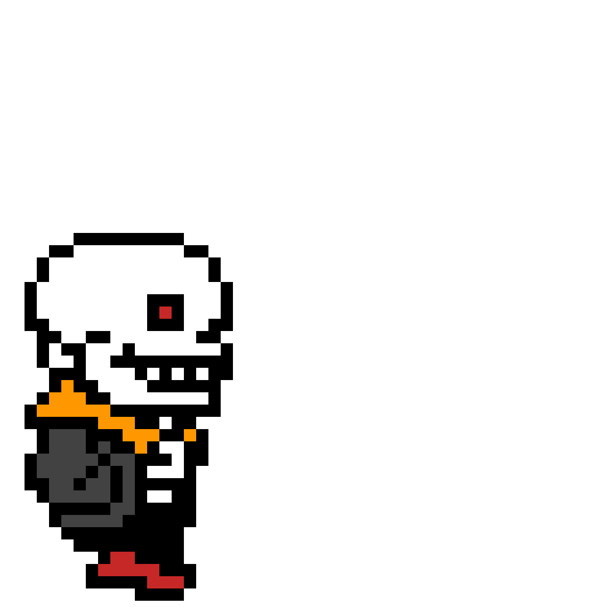 Pixilart - Underfell Sans walk sprite by EclipseDrawz