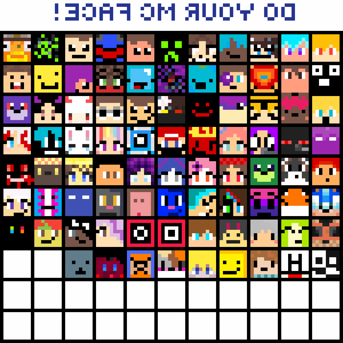 Pixilart - Make your MC face(CASEOH!!!) by love1412