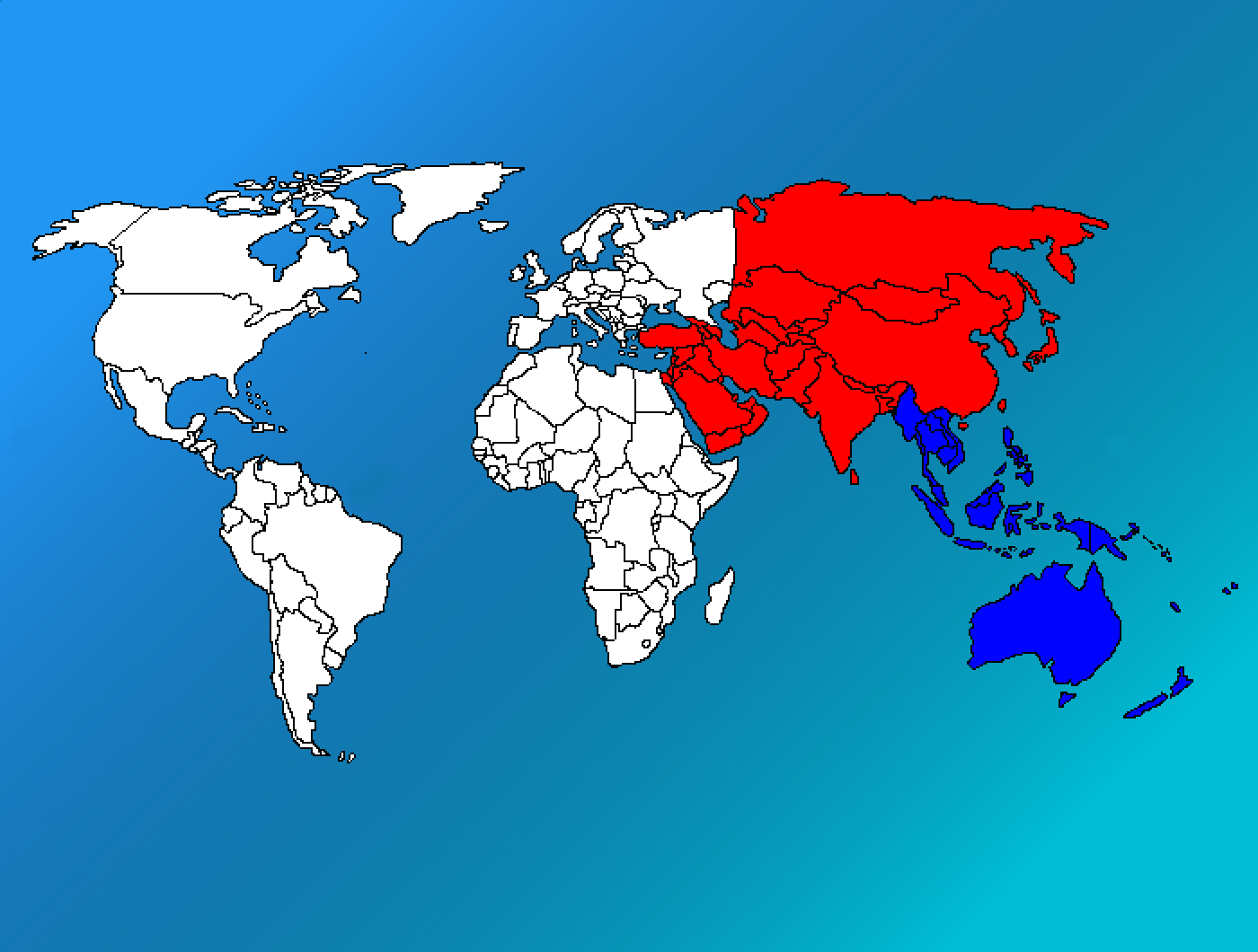 Pixilart - What if Asia and Oceania went to war? by Blueboy360