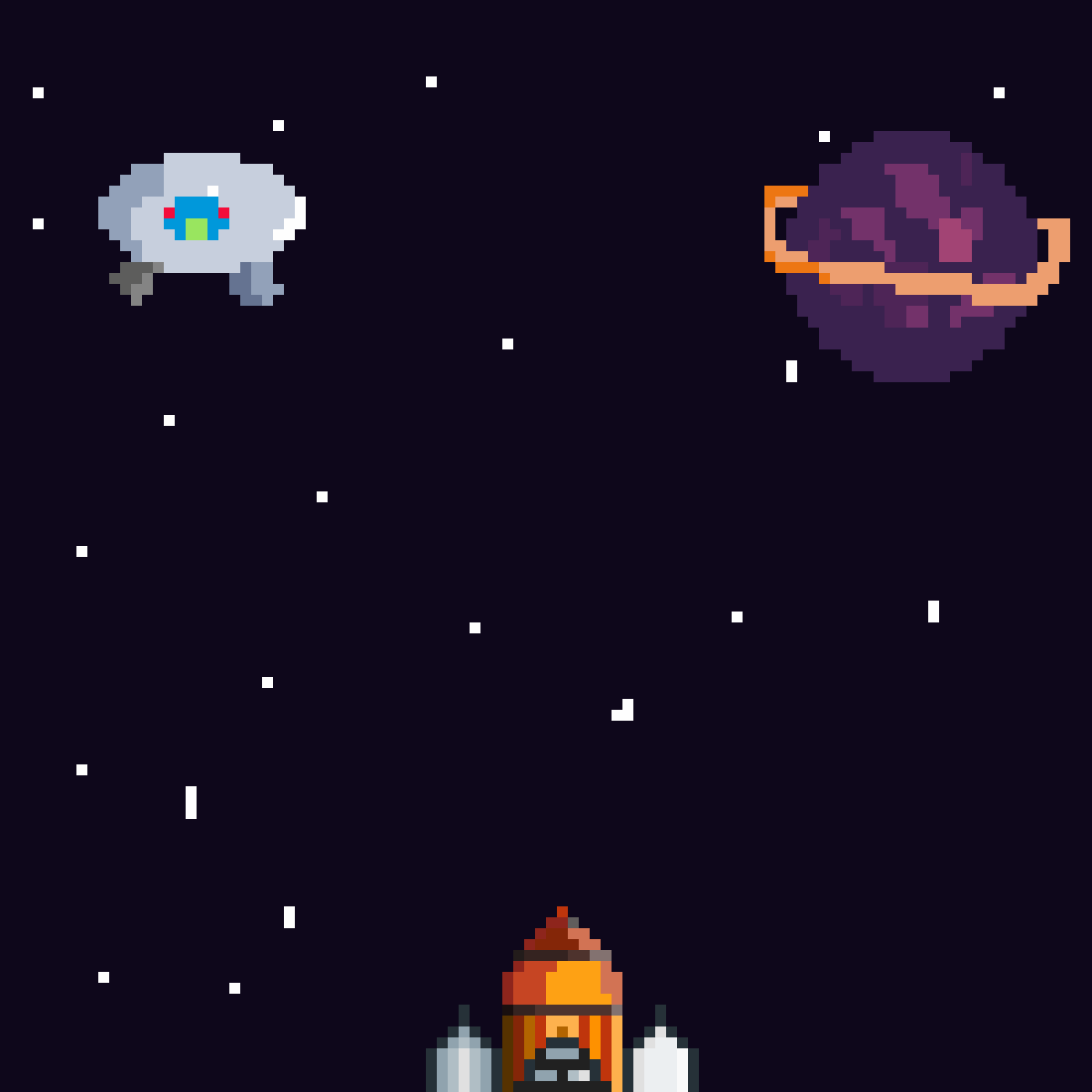 Pixilart - Space Fight by LukeTheDukeyay