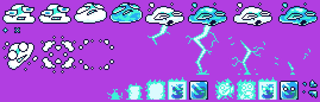 Pixilart - Noodles snow cloud enemy by Tuxedoedabyss03