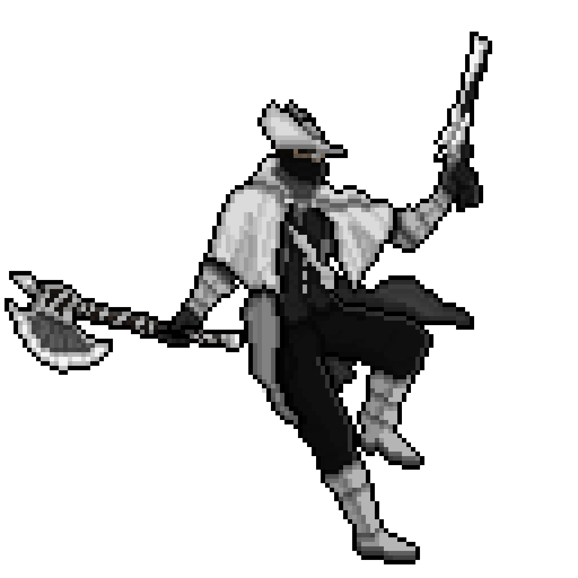 Pixilart - Bloodborne Hunter v2 Alt 3 by Kidkinobi