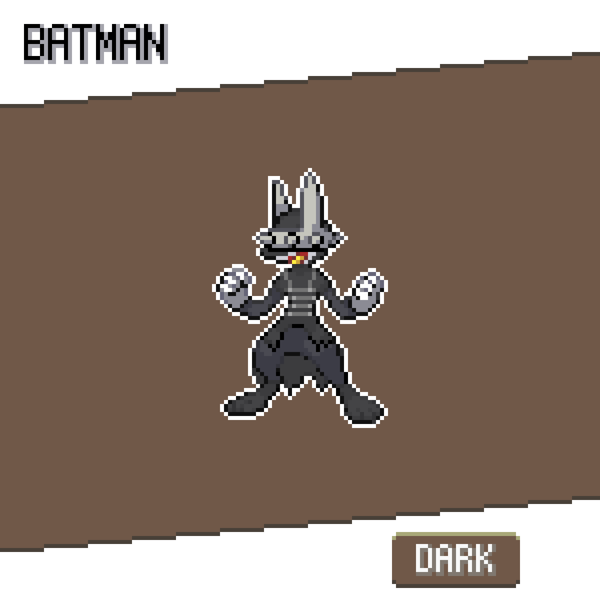 Pixilart - Batman Pokemon by Ebn28