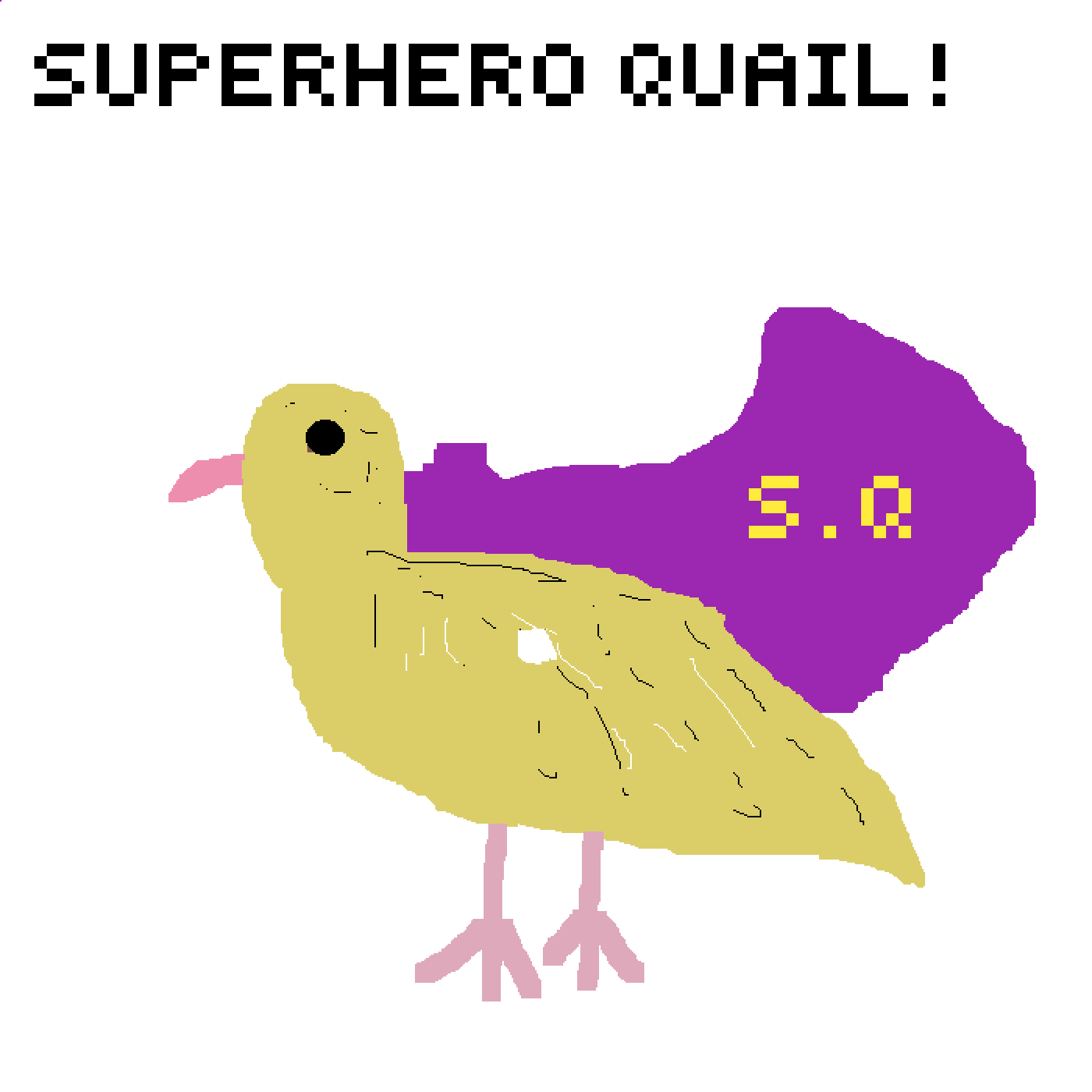 Pixilart - superhero quail by world-man