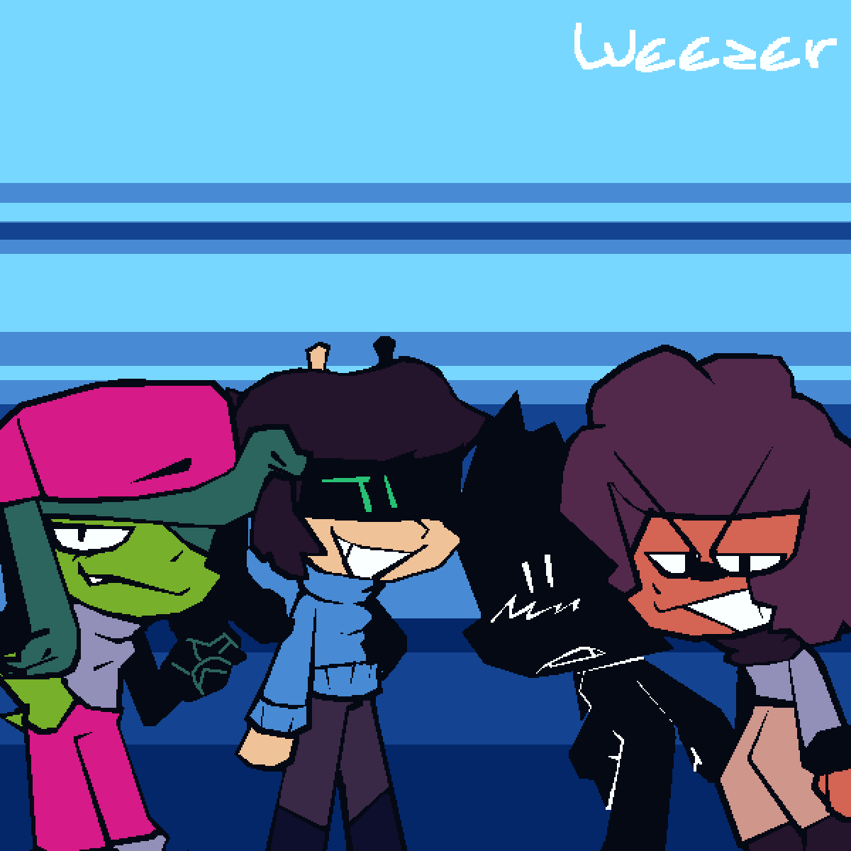 Pixilart - Weezer Blue by Arcany