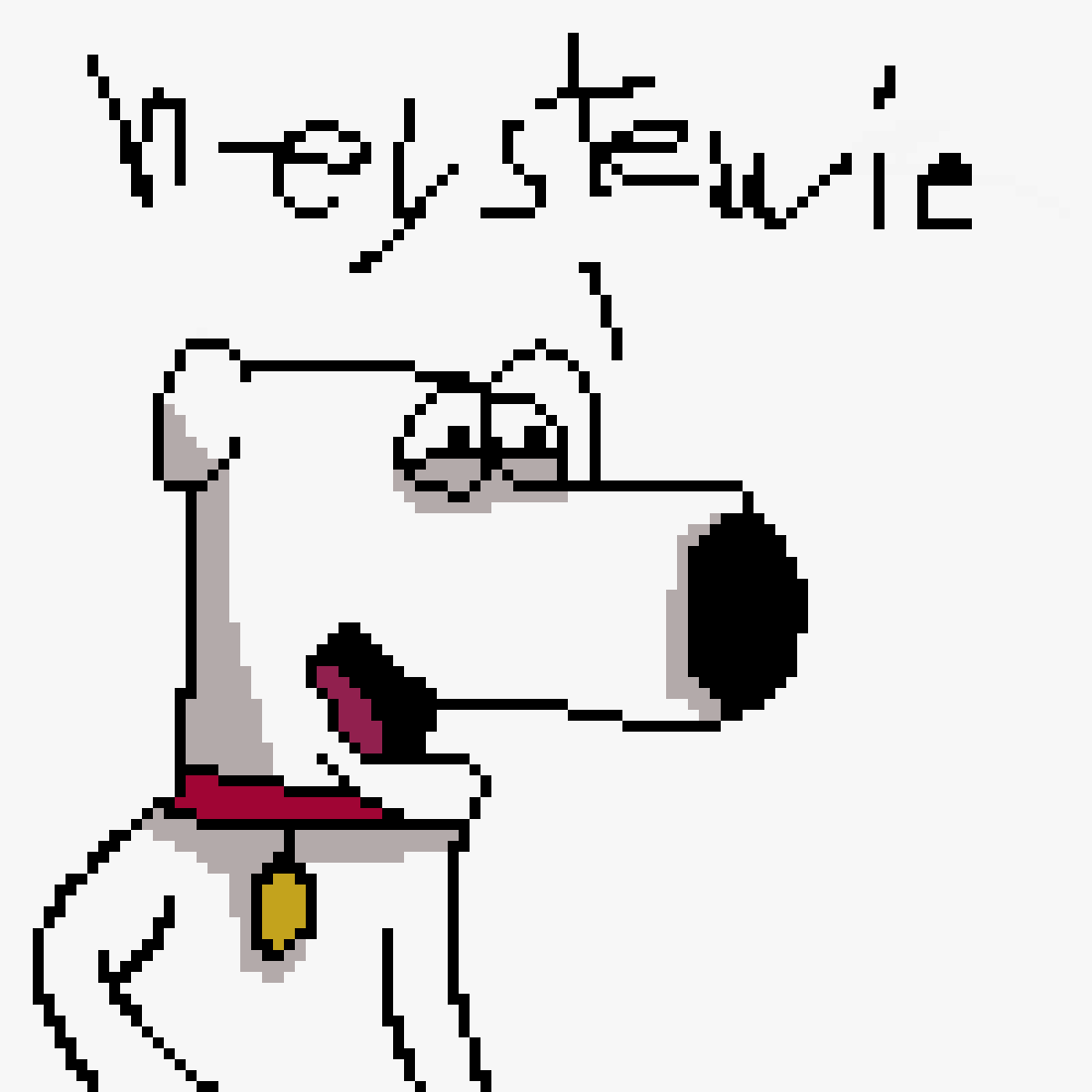 Pixilart - Brian Saying "Hey Stewie!" by Kurtpro8