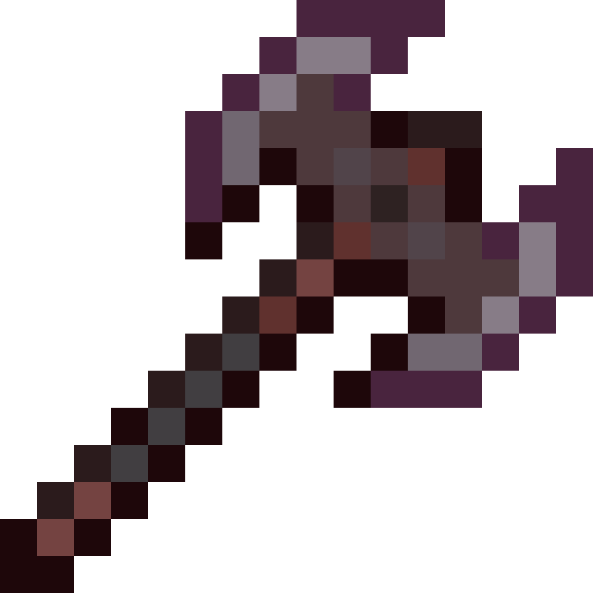 Pixilart - Netherite Battleaxe by SuperSonic29