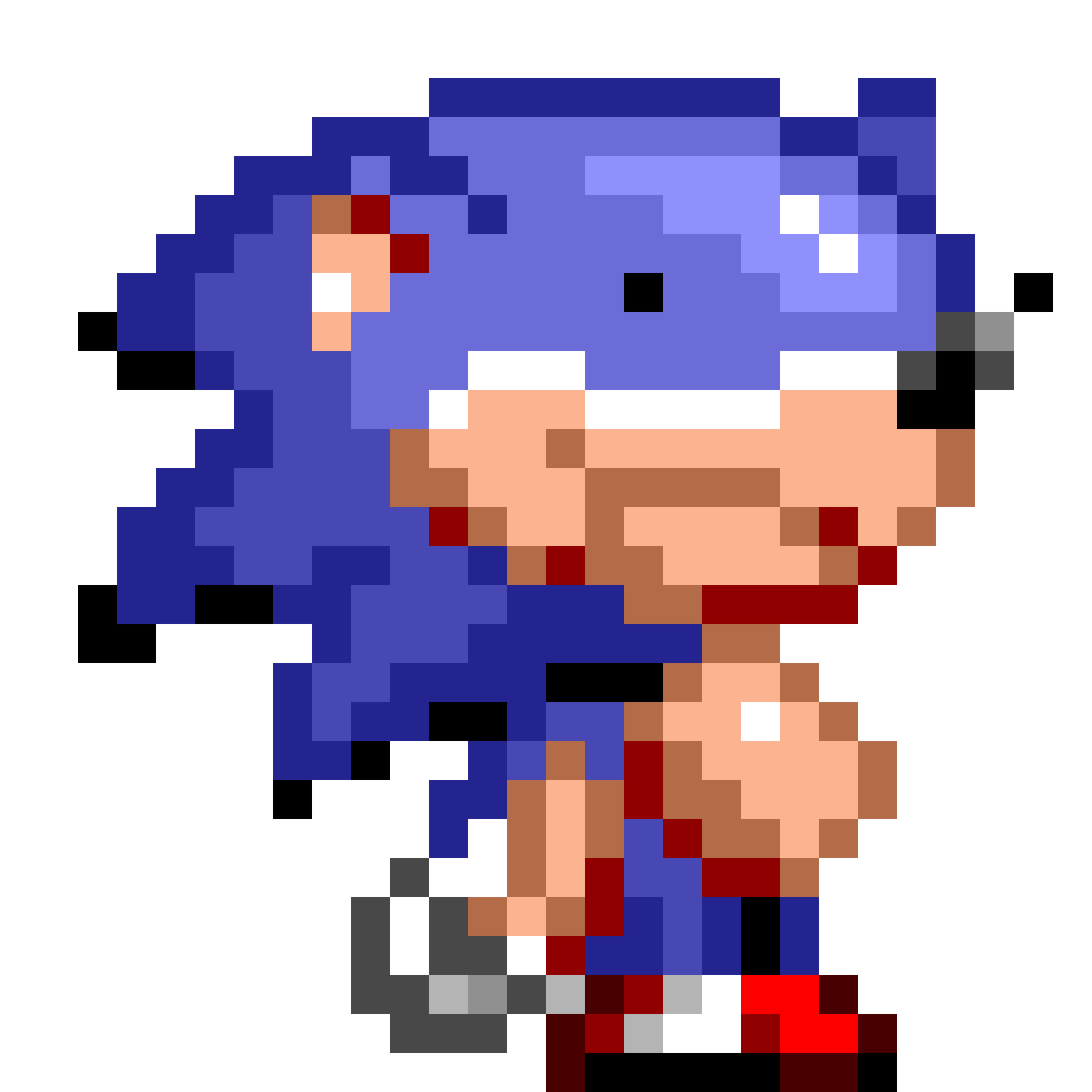 Pixilart - sunky sonic 1 style (but more detailed) by RafaStudios2025