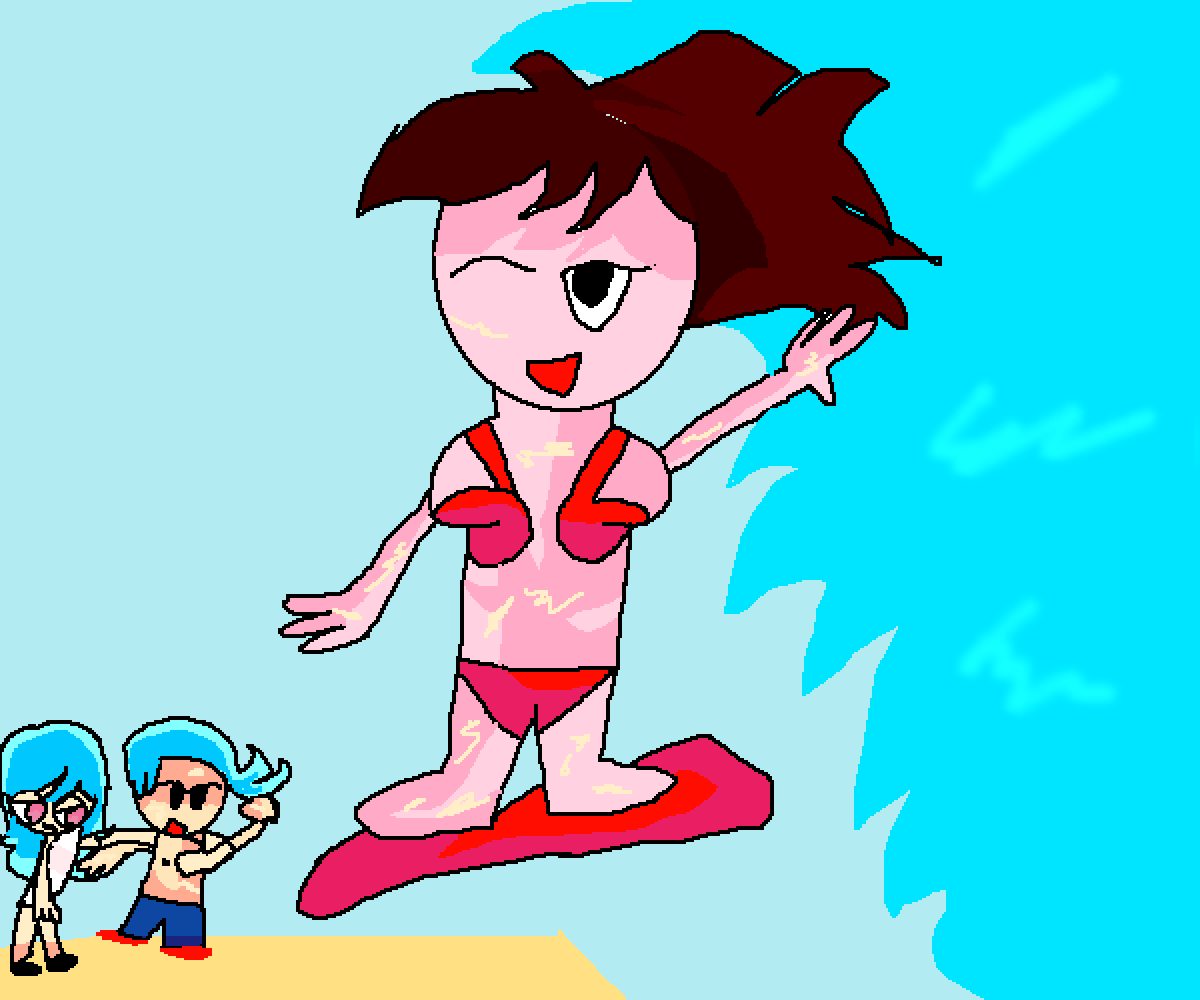 Beach And Pool by ruby-ring-fnf - Pixilart