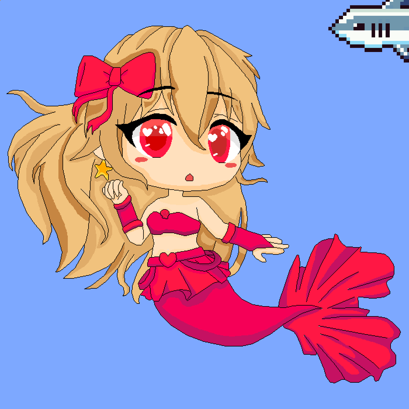 Pixilart - Mermaid Base by HibasPixilart