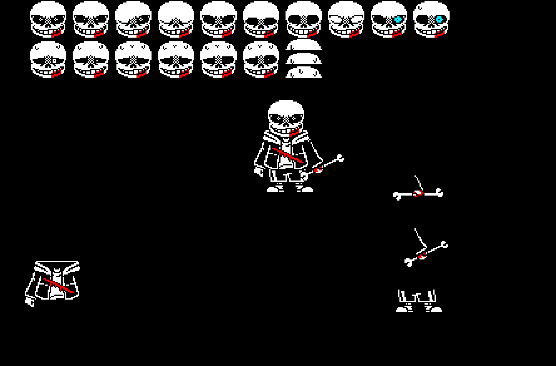 Pixilart - sprites last breath sans phase 2 Nuevo estilo by TEAM-USLG