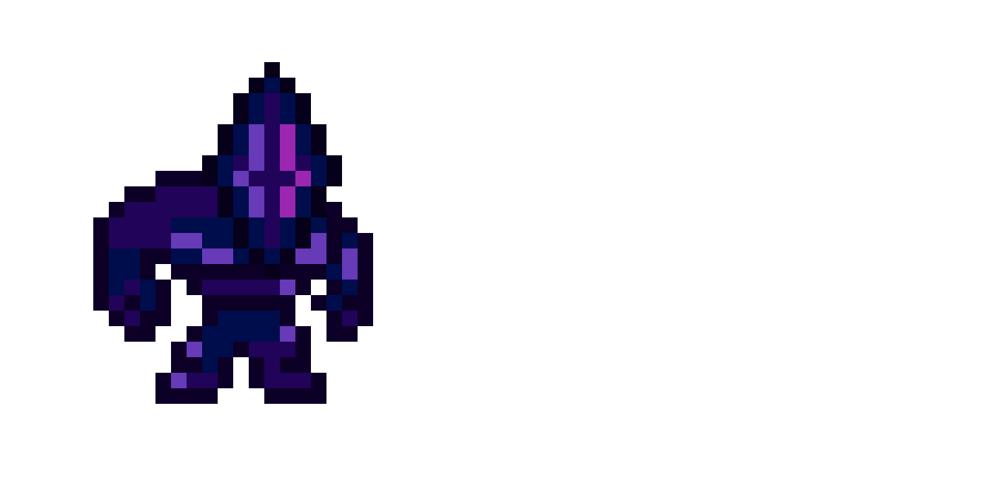 Pixilart - shadow golem attacking by pixel-triumph-2