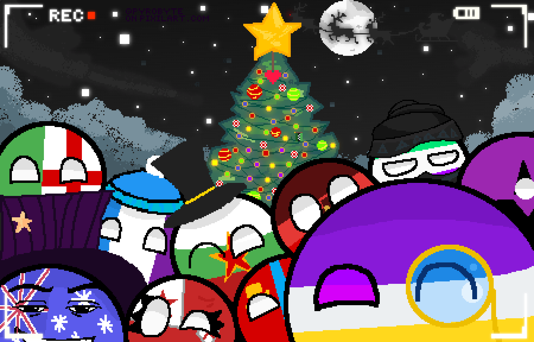 Pixilart - "The Last Moments of the Year." by Pyrobyte