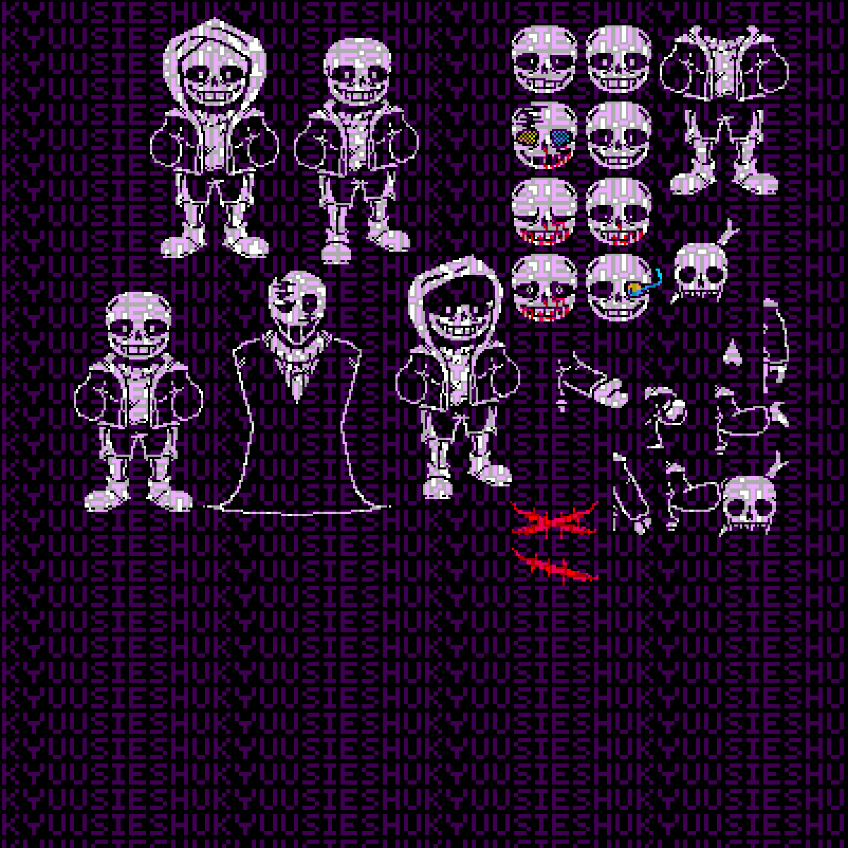 Pixilart - New sans sprite sheet with side sprite!!!!!!!!!! :D by ...