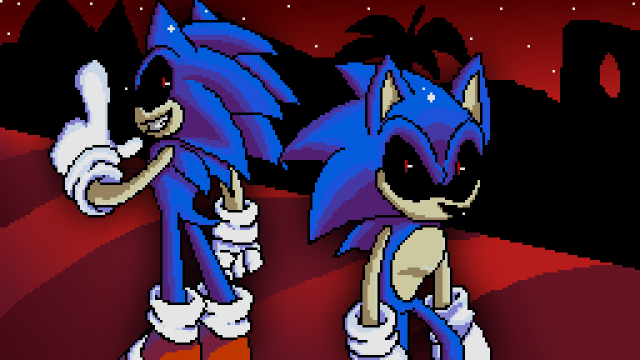 Pixilart - Sonic.EXE Art! by Randoperson7553