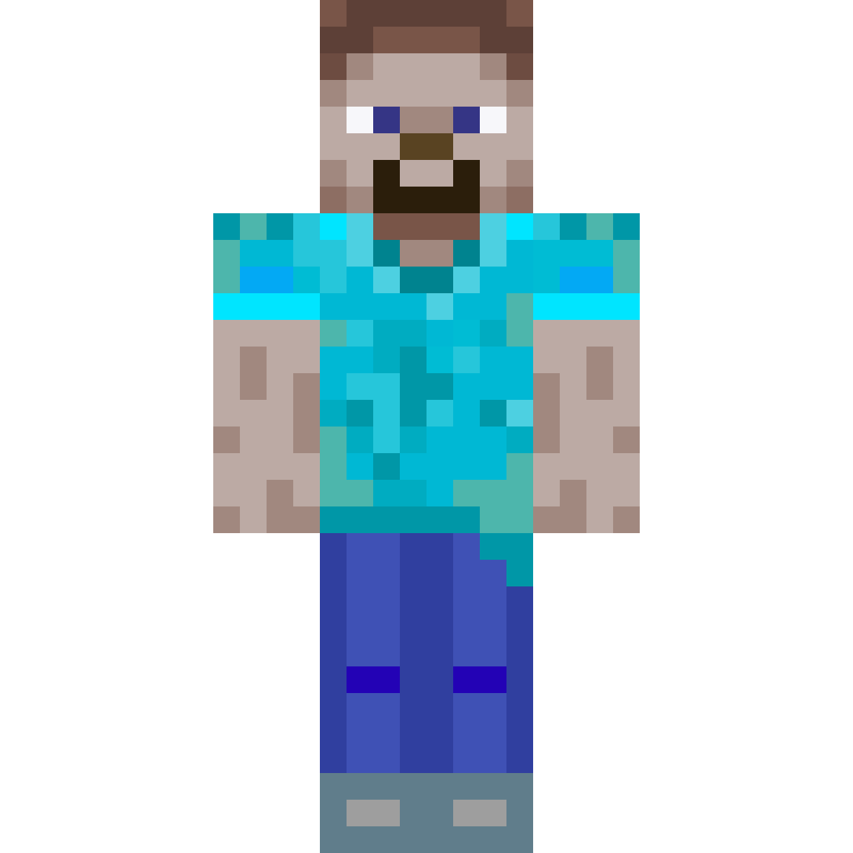 Pixilart - Minecraft Steve new texture by Matthew2013
