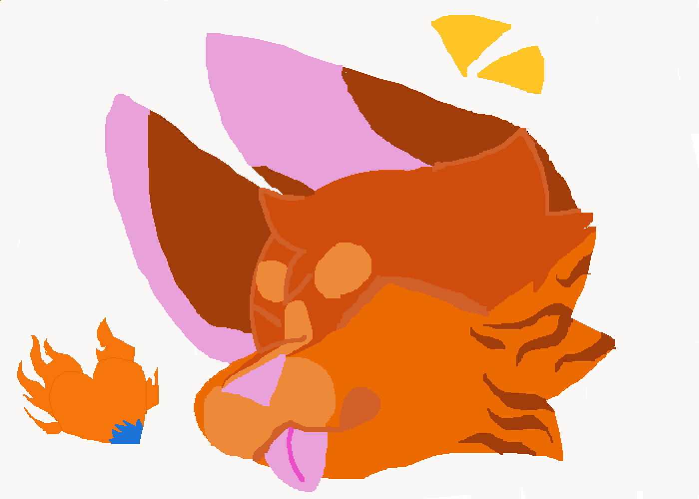Pixilart - Fireheart! by foxtherian
