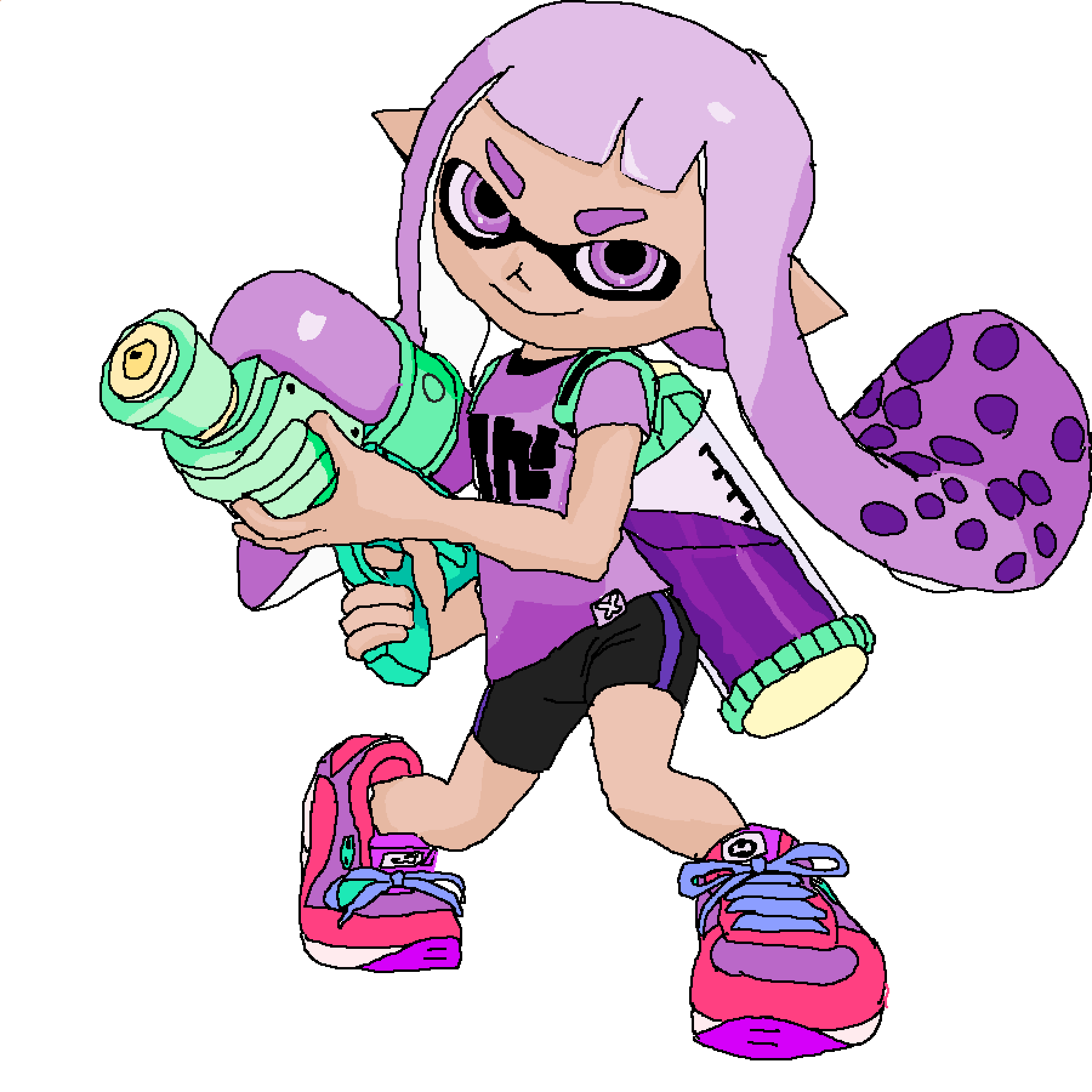 Pixilart - Inkling by Th3E0mWolf