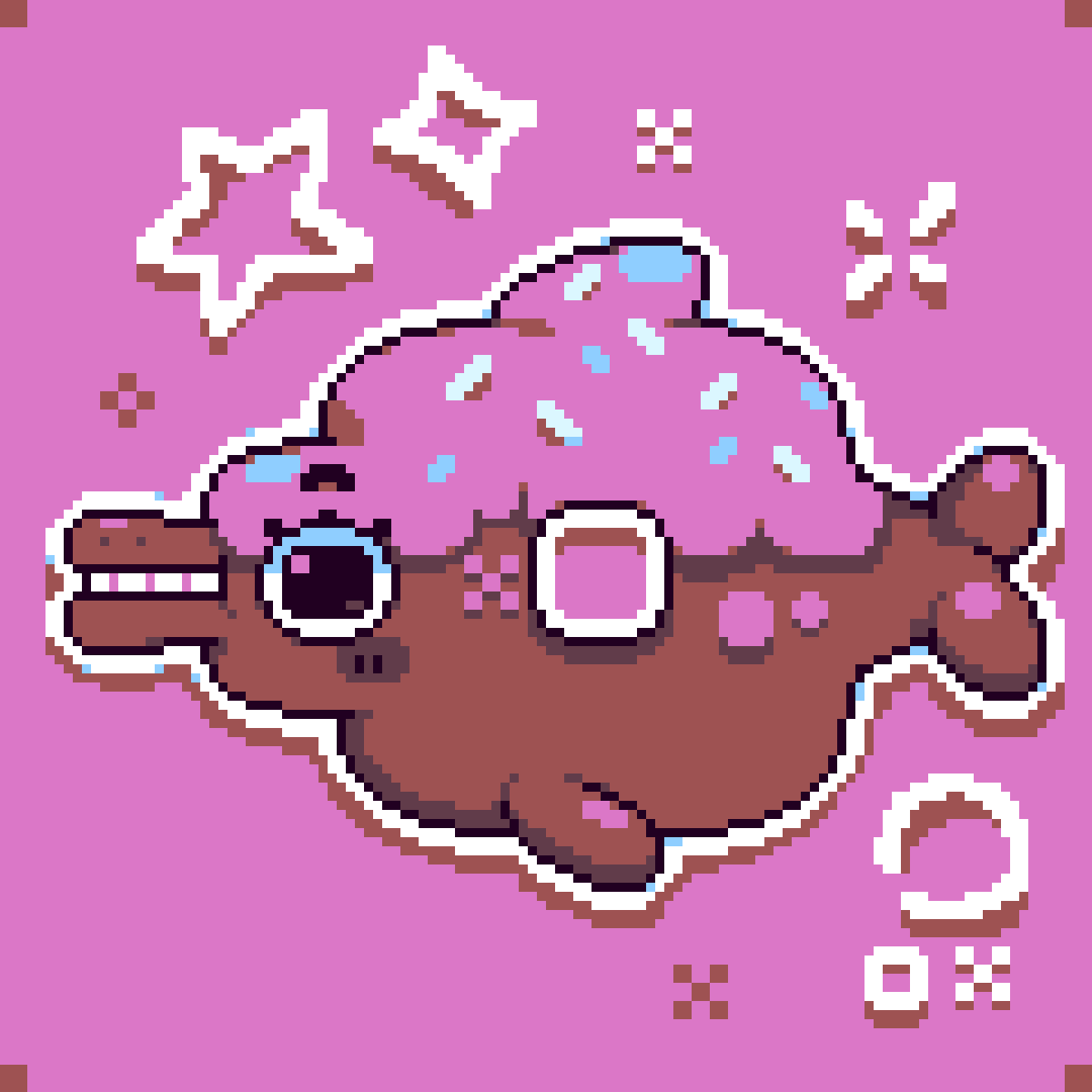 Pixilart - Donut dolphin by Lavakitty