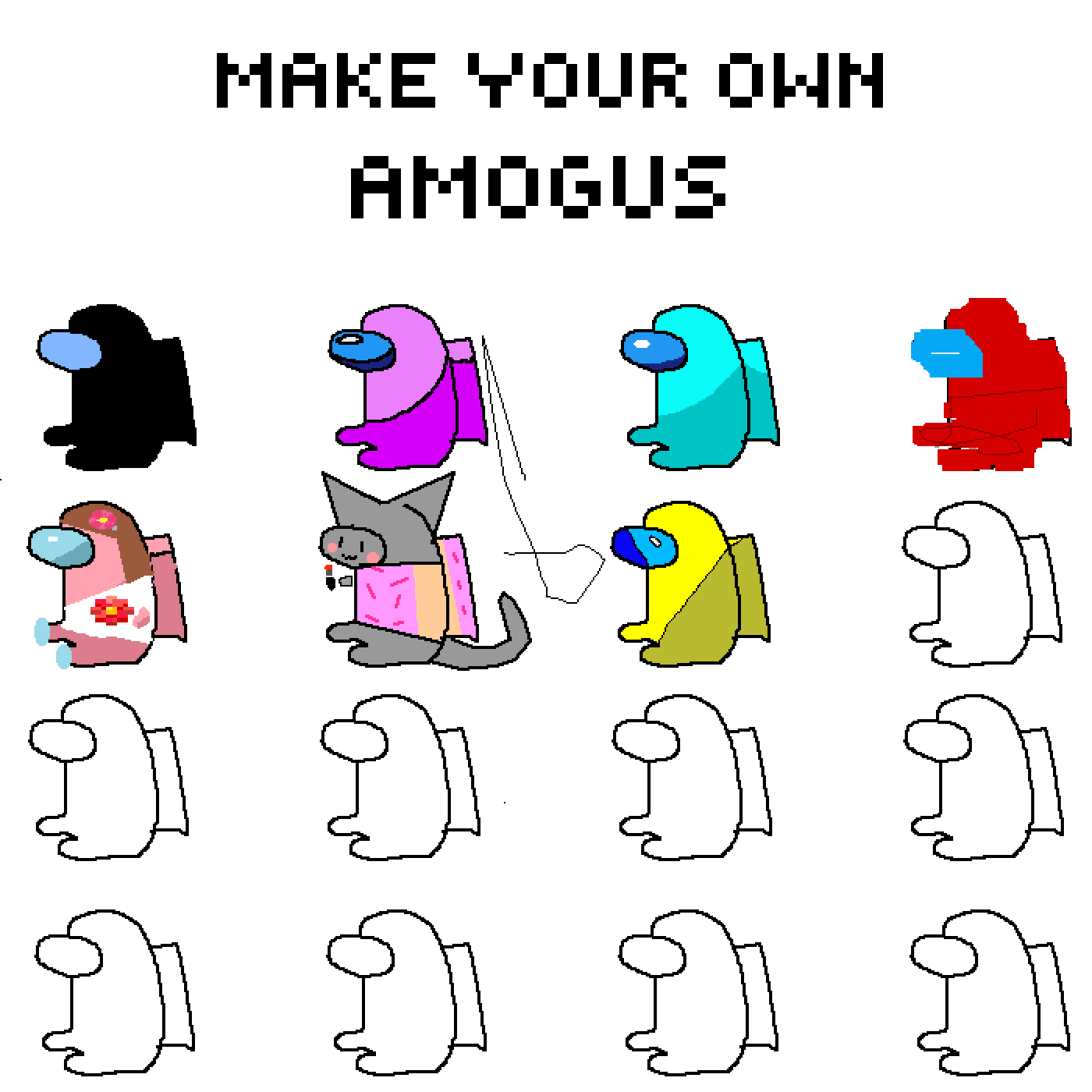 Pixilart - Nyan cat may be the imposter by Addion