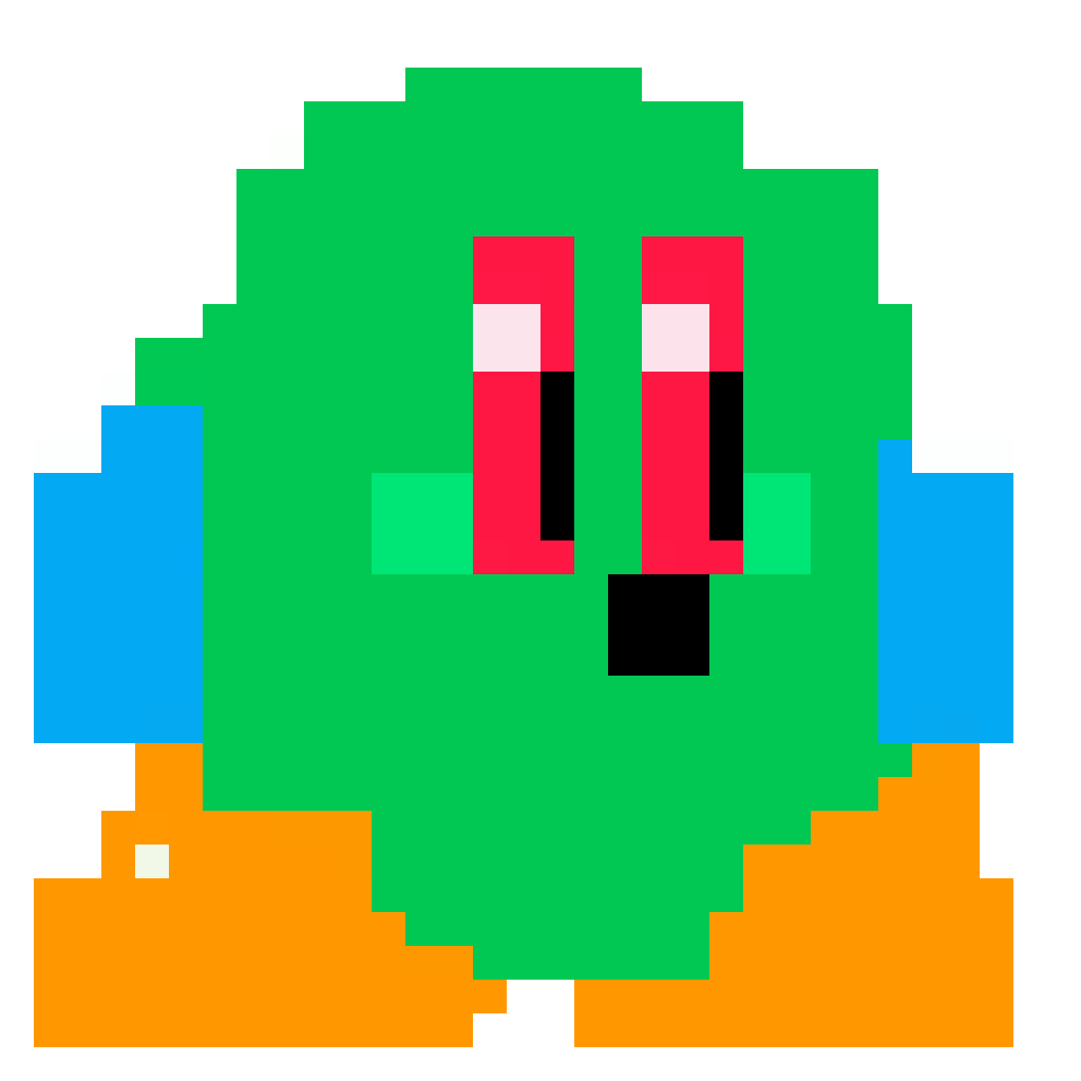 Pixilart - KIRBY FROG by EVELYNSOFT