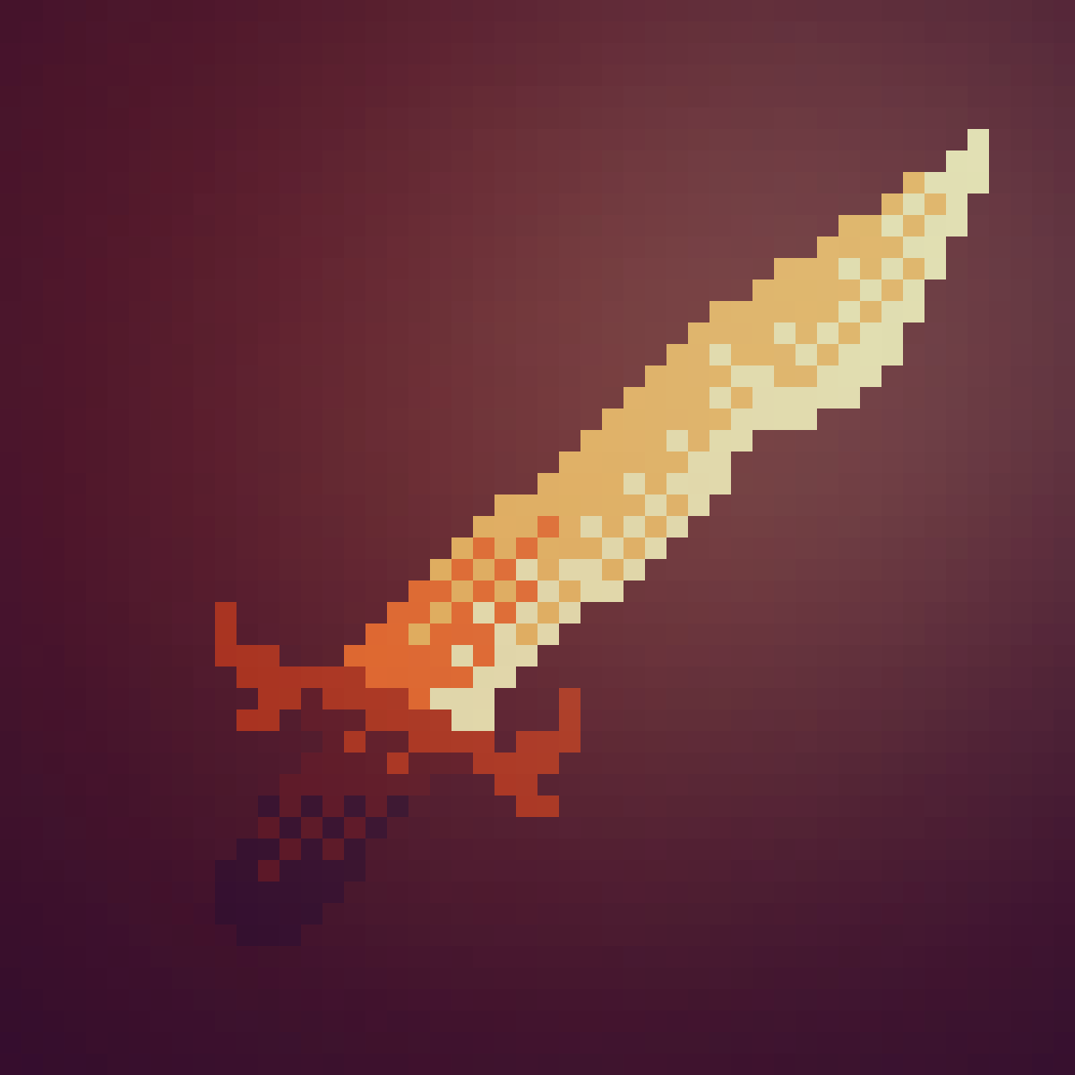 Pixilart - Fiery Swordtember #1 by Shadowark2