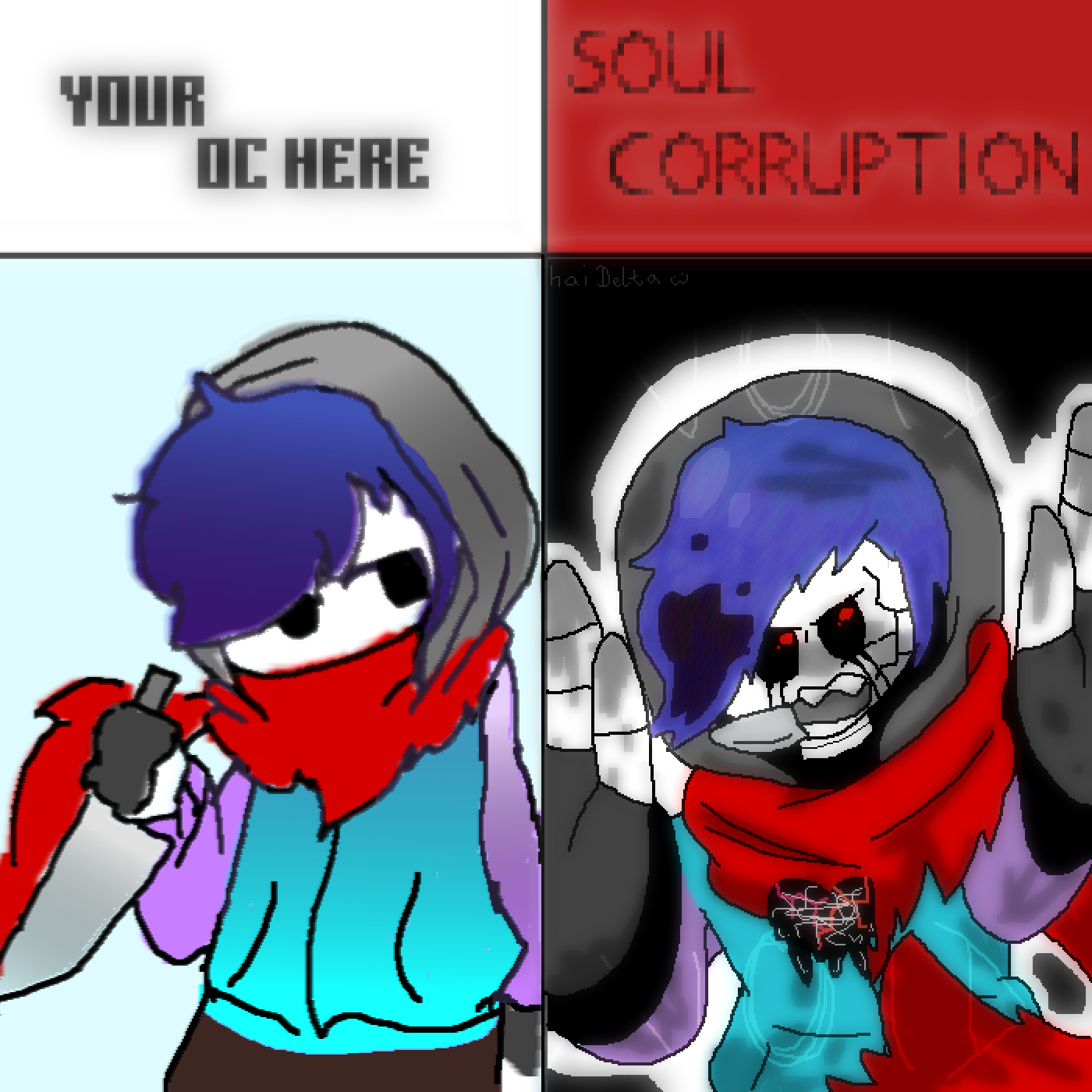 Pixilart - Soul Corrupt Collab by lonetshade