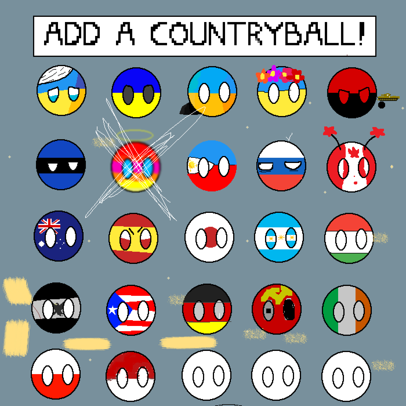 Pixilart - Add a countryball by McLarenPA