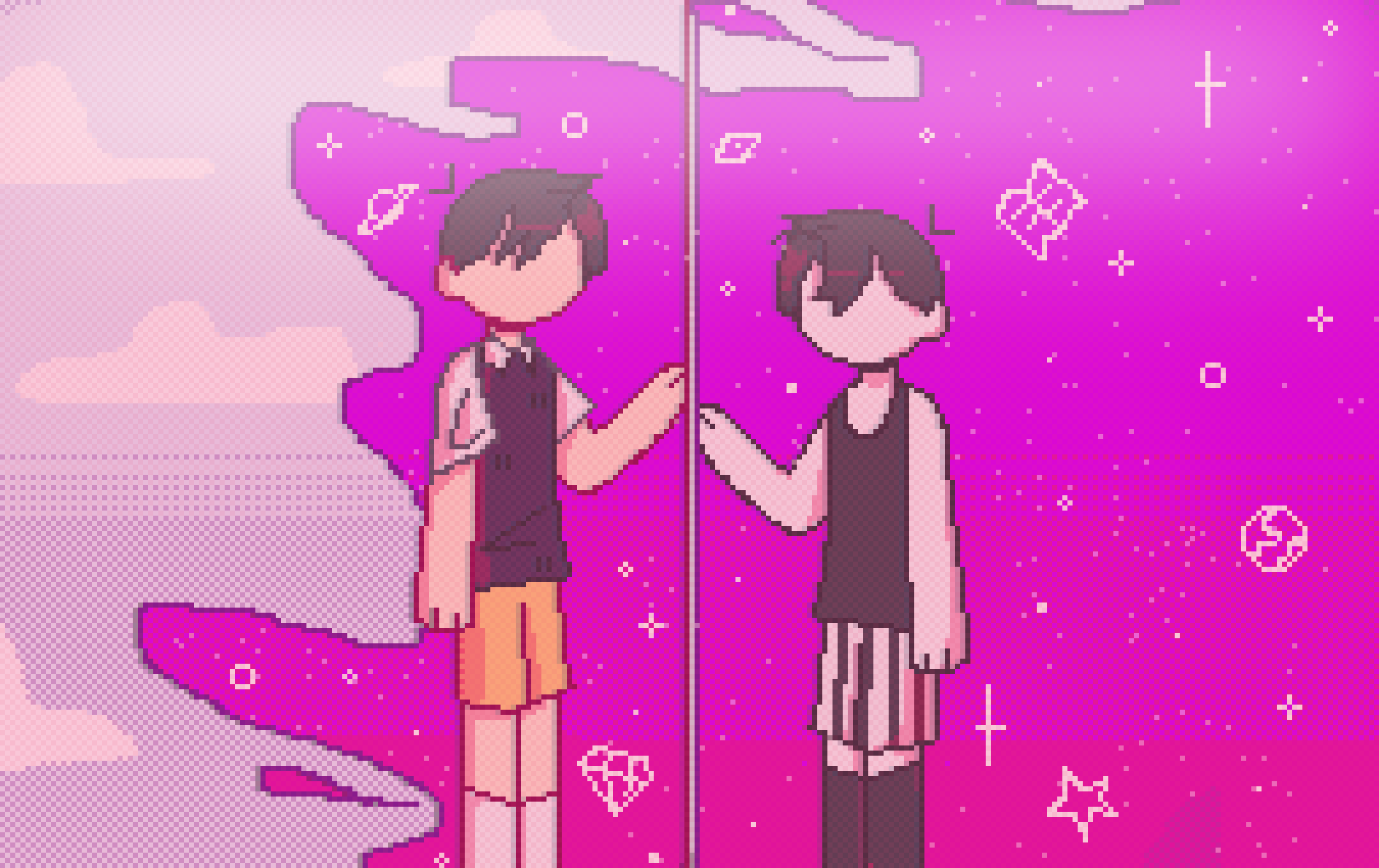 Pixilart - Two Dimensions by Sa1010limantara
