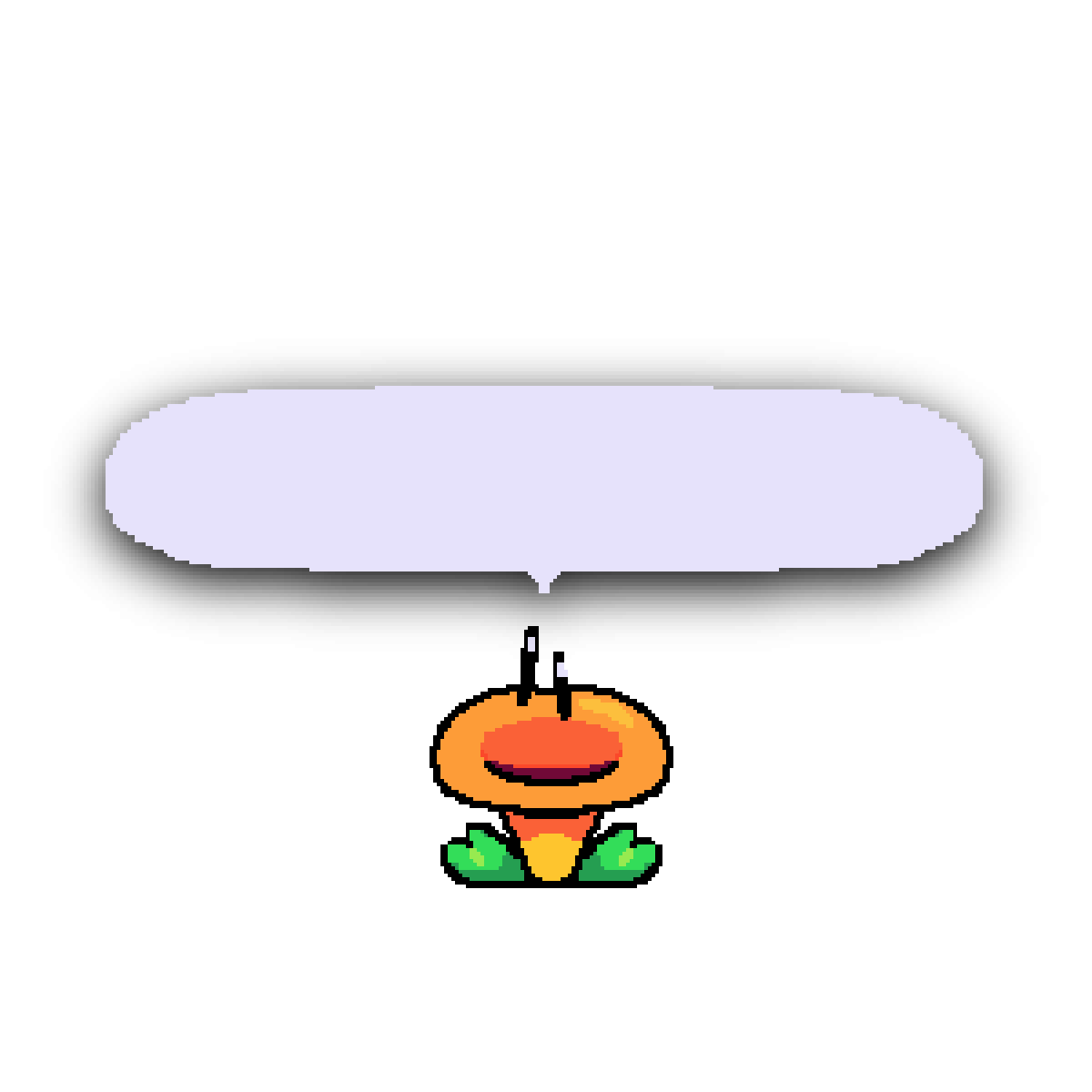 Pixilart - talking flower collab by justaclock