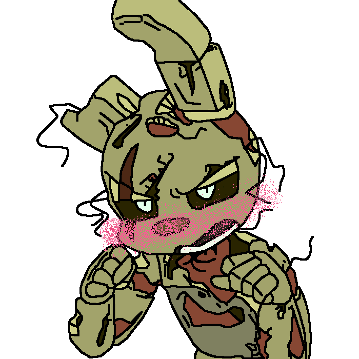 Pixilart - Springtrap by Moxxie-Blitzo
