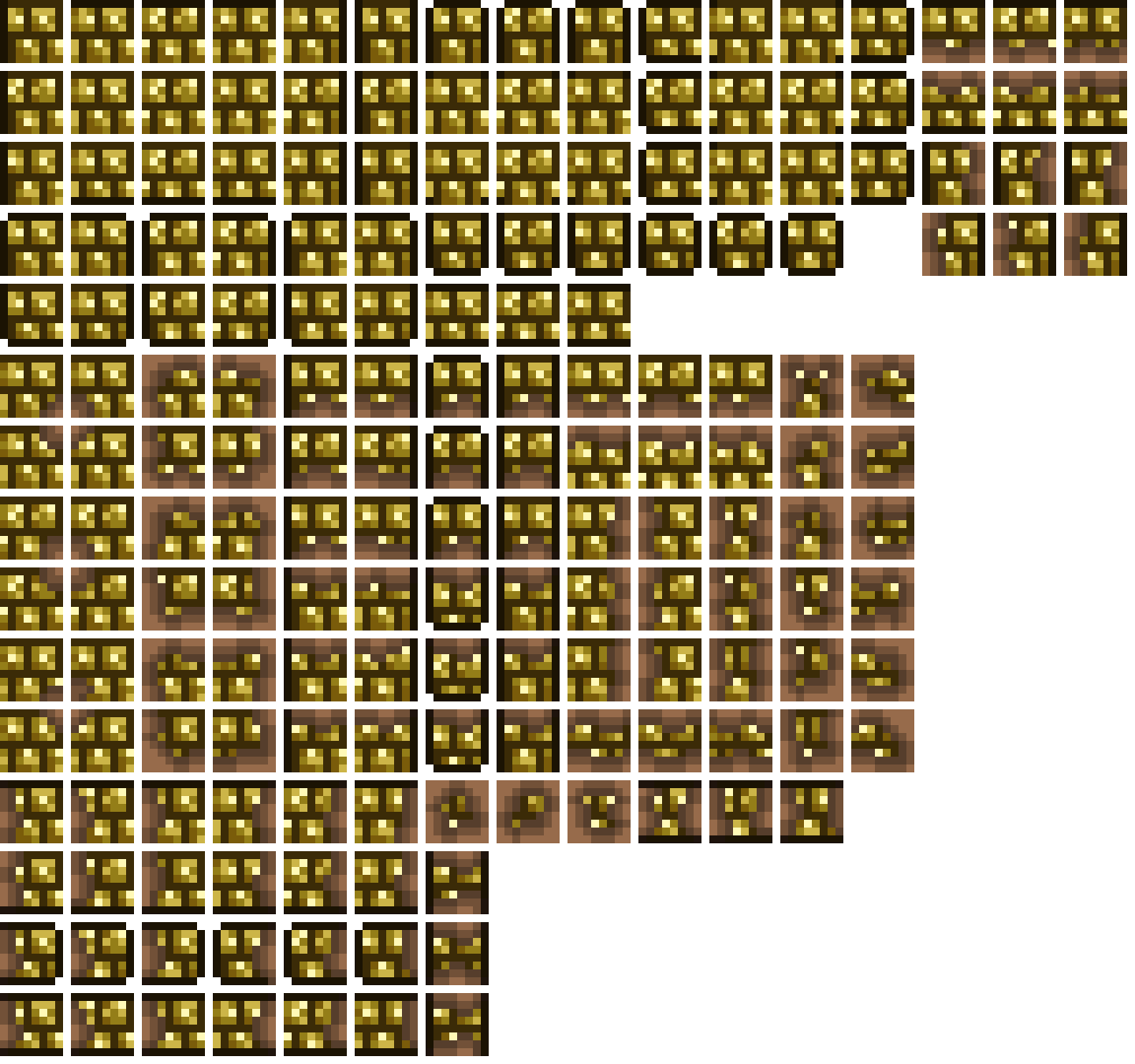 Pixilart - Terraria Tile ID #45 | Gold Brick by tSpritesheeter