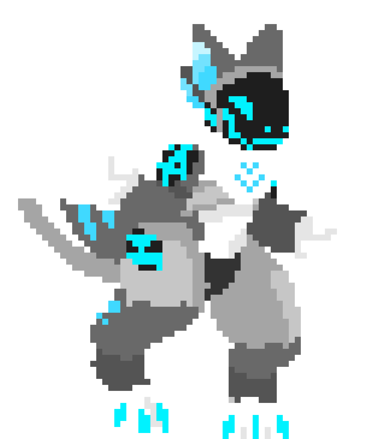 Pixilart - Protogen Dance by MoriTheDragon