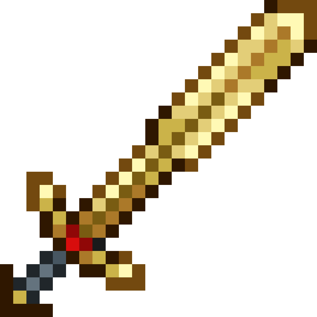 Pixilart - Gold Longsword by RandomDuckNerd