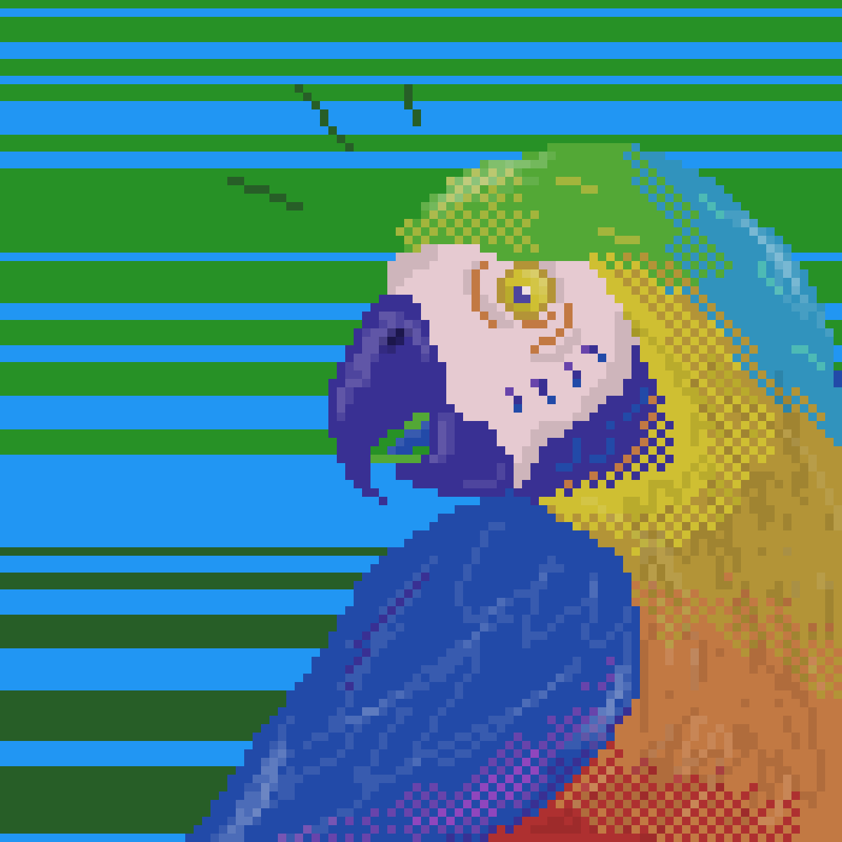 Pixilart - GIF macaw by familiapinheiro