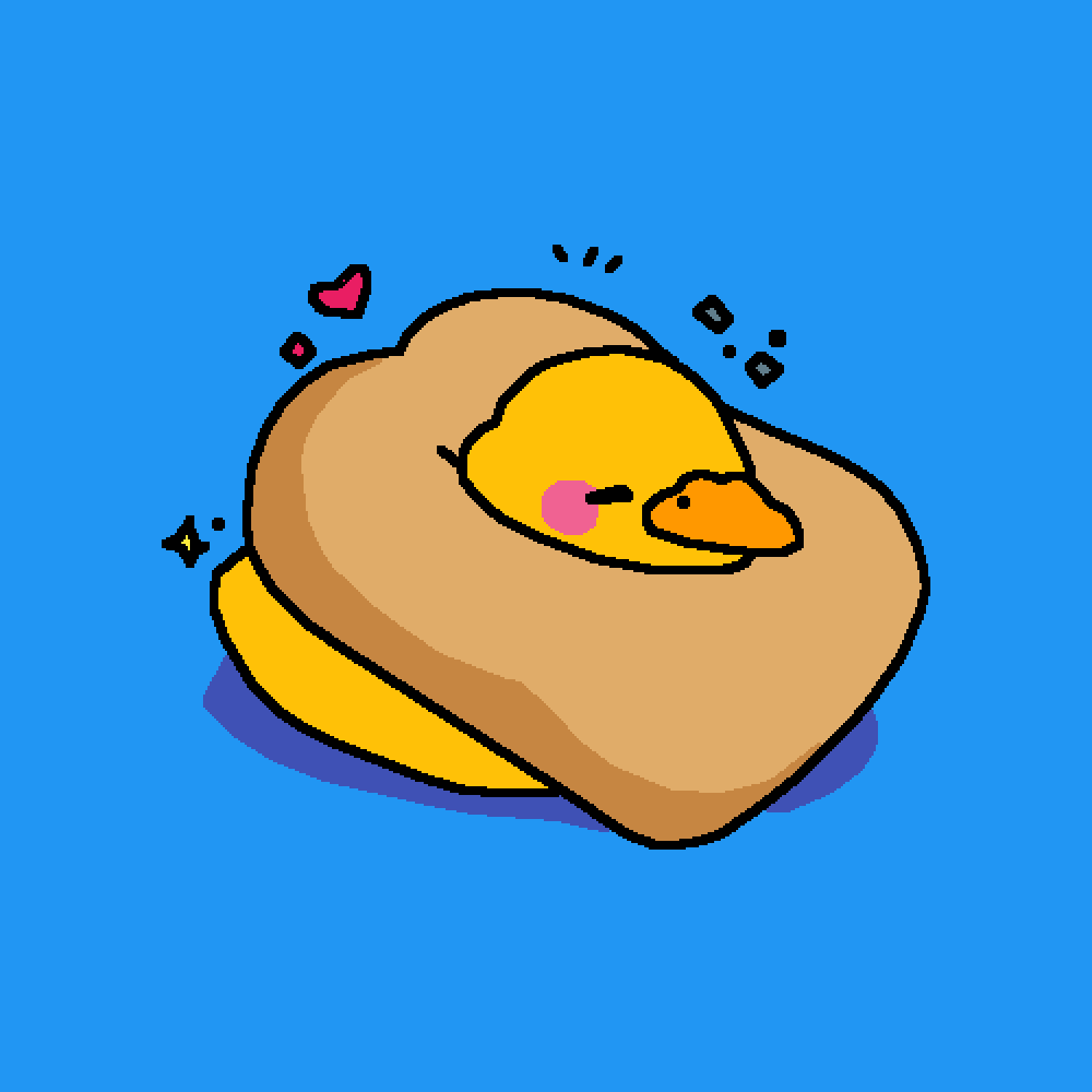 Pixilart - Bread Duck base by artist-2730