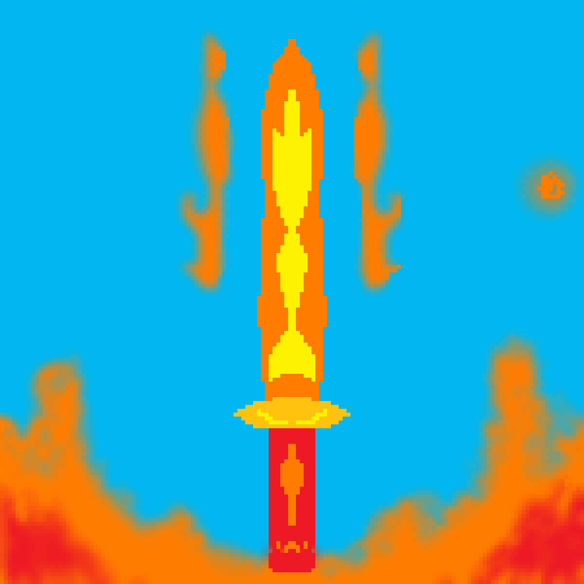 Pixilart - simple sword pixel art by JIKZ