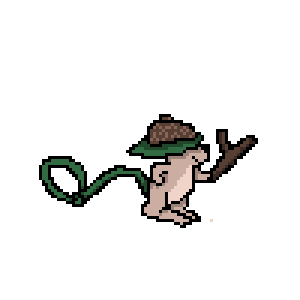 Pixilart - Squincher, the pretend cowboy Fakemon by PokemonFakemonL