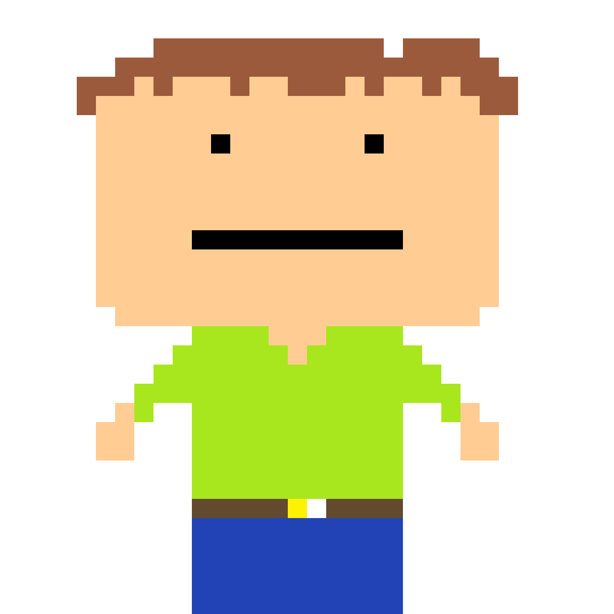 Pixilart - Square Man by Aaron555