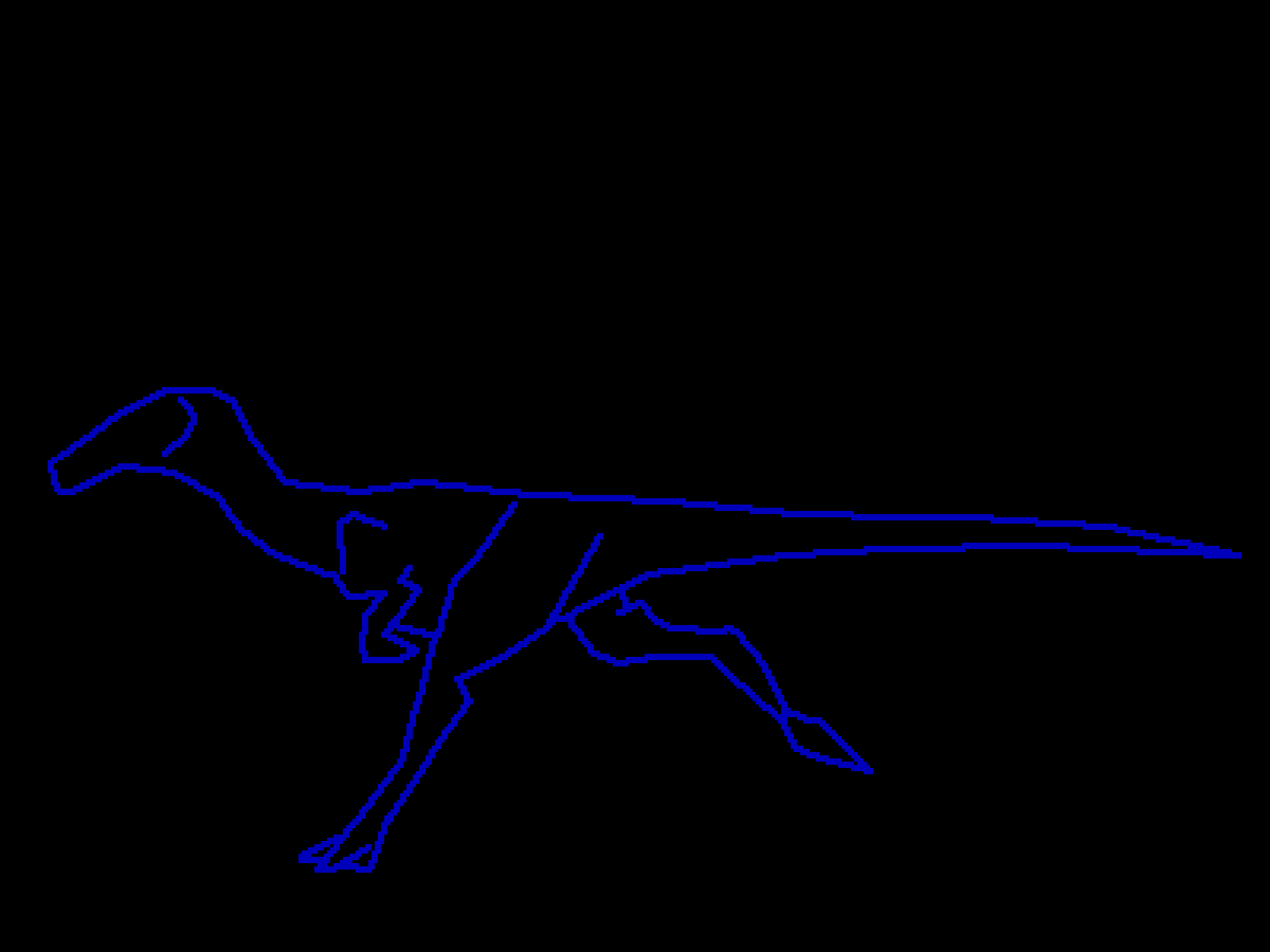 Pixilart - Raptoer Run Cycle by cowgal