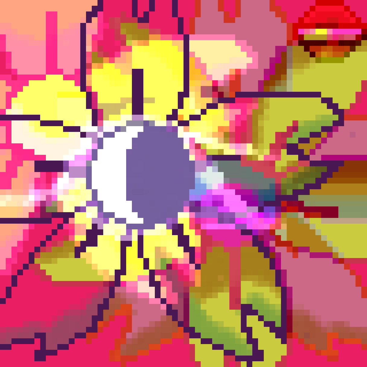 Pixilart - Lunar Eclipse Flowers by Jukemino